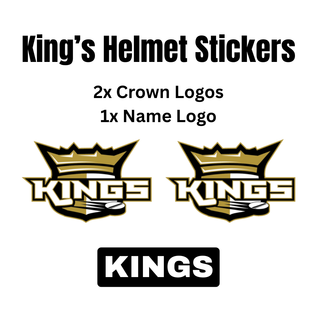 Kings Helmet Stickers – U.S. Hockey Supply